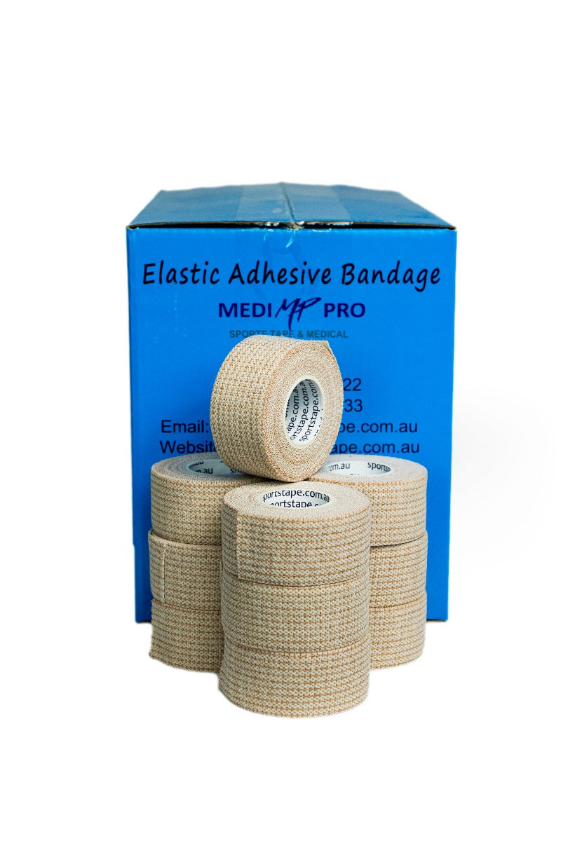 Medi Pro EAB 25mm x 4.5m Stretch - Elastic Adhesive Bandage | Sports ...