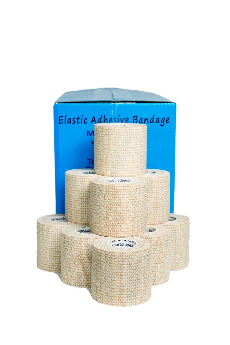 Medi Pro Sports Tape EAB 50mm x 4.5m Stretch - Elastic Adhesive Bandage ...