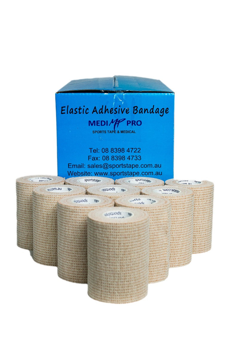 Medi Pro Sports Tape EAB 75mm x 4.5m Stretch - Elastic Adhesive Bandage ...